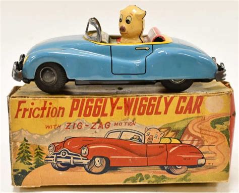 Sold At Auction Japan Tin Friction Piggly Wiggly Zig Zag Car