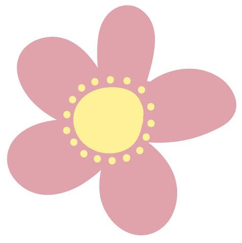 Flor Dibujada A Mano Simple 11200800 Png