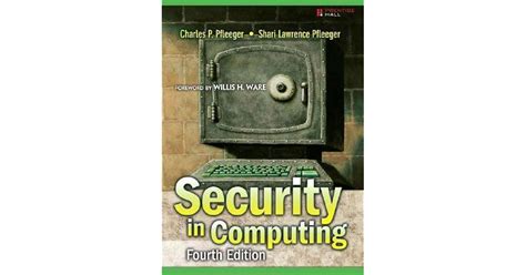 Security In Computing By Charles P Pfleeger