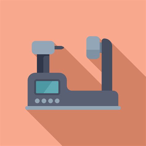 Tool Cnc Machine Icon Flat Vector Electric Control 41272188 Vector Art At Vecteezy