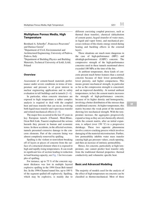 Pdf Multiphase Porous Media High Temperature