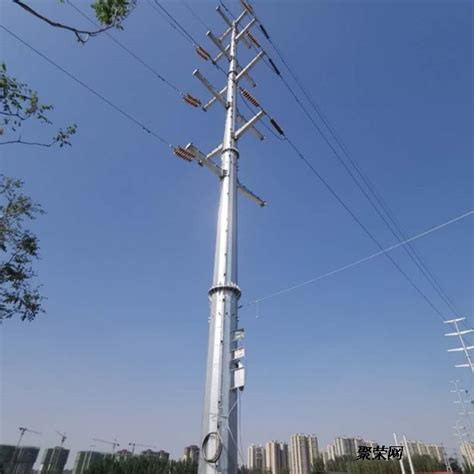 电线杆升高角铁架 电线杆加高装置 电力电杆杆顶支架 大山谷图库