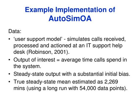 Ppt Autosimoa A Framework For Automated Analysis Of Simulation