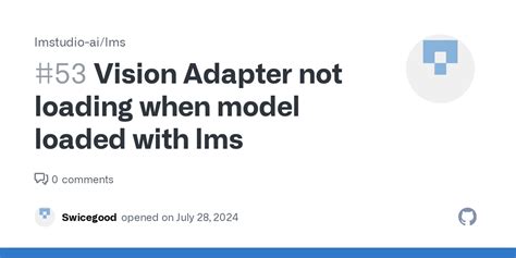 Vision Adapter Not Loading When Model Loaded With Lms · Issue 53