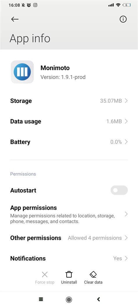 Monimoto Help Section