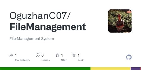 Github Oguzhanc07filemanagement File Management System