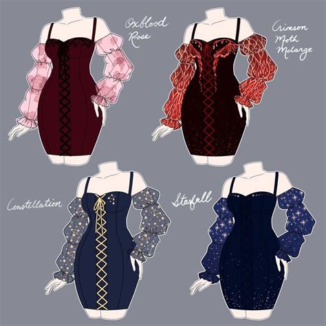 Gothic Anime Outfit Base