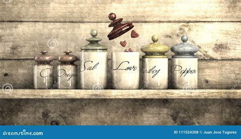 Illustration Simulating Old Photograph Stock Illustration