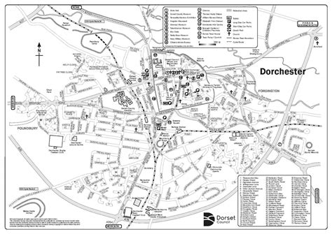 Map Of Dorchester Dorset