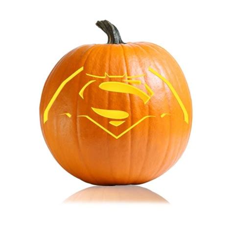 Batman Superman Pumpkin Carving Stencil Ultimate Pumpkin Stencils