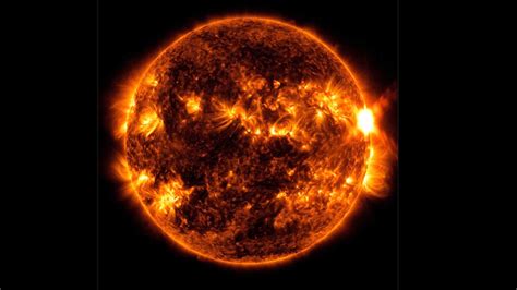 A Strong Solar Flare Erupted From The Sun Last Weekend Spaceref