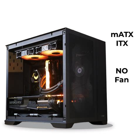 Tecware Vxm Mesh Dual Chamber Black Matx Case Only Wind Net Computers