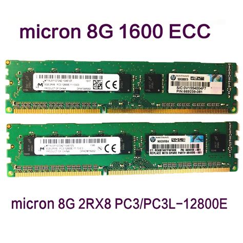 Thẻ Nhớ Micron Original 8g 2rx8 Pc3 Pc3l 12800e Udimm 8g Ddr3 Ecc Shopee Việt Nam