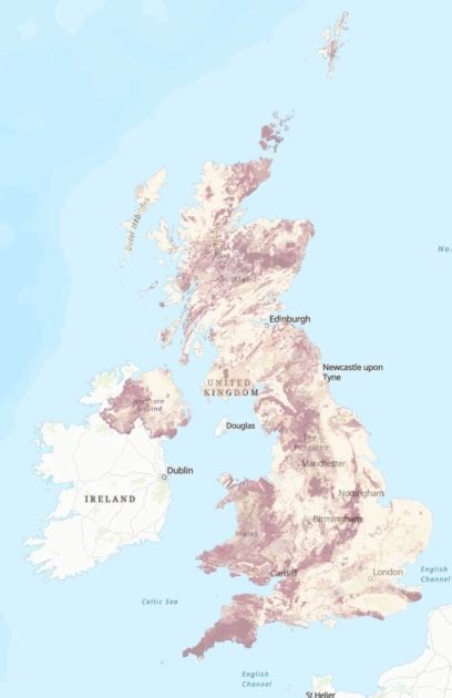 Updated Radon Map For Great Britain
