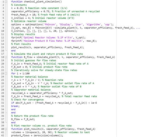 🏭 Day 27 Chemical Plant Simulation In Matlab 🚀 Kavinraja Chakravarthy E