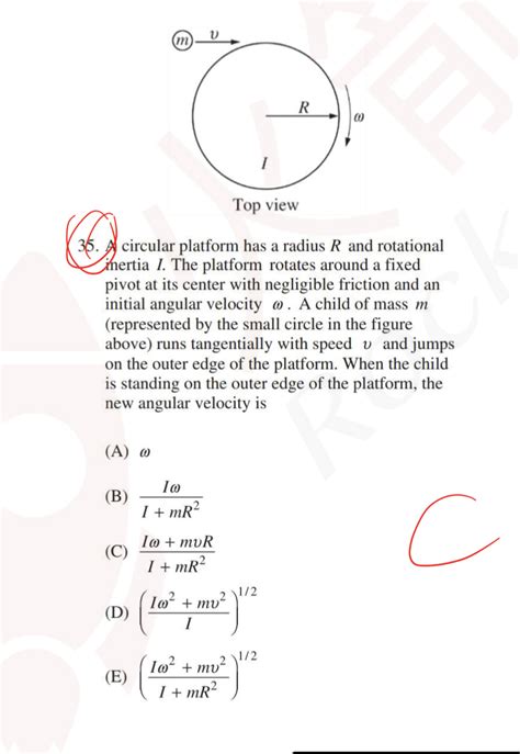 Solved A Circular Platform Has A Radius R And Rotational Chegg
