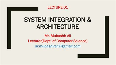 chapter 1 introduction to system integration and architecture pdf