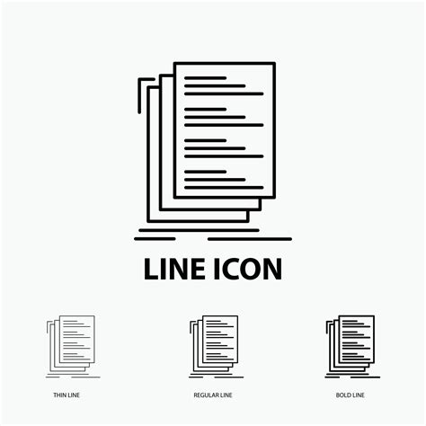 Code Coding Compile Files List Icon In Thin Regular And Bold Line
