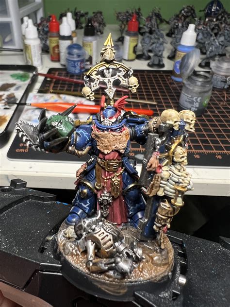 Finishing Up This Night Lord Kitbash Feeling Proud Of Him Rnightlords