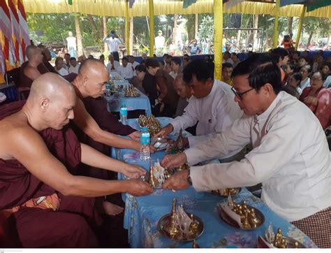 ငပုတောမြို့၌ ရှေးဟောင်းသမိုင်းဝင် သာယာအေးအာရုံခံစေတီတော်မြတ်ကြီး၏ ဌာပနာပိတ်ပွဲ ကျင်းပ