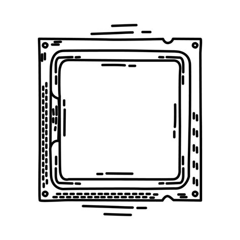 Processor Unit Icon Doodle Hand Drawn Or Outline Icon Style 7151222 Vector Art At Vecteezy