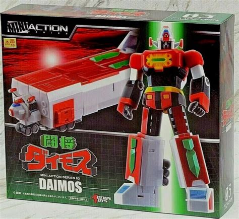 Robot Action Figure Tosho Daimos Mini Action Toys Series N° 03