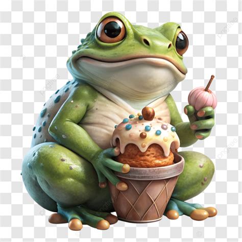디저트 클립 아트 그림을 들고 귀여운 녹색 개구리 귀여운 개구리 만화 녹색 개구리 들고 케이크 스프링클 케이크를 곁들인 개구리 Png 일러스트 및 이미지 에 대한 무료
