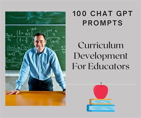 Chat Gpt Prompts For Teachers Curriculum Development For Educators Etsy