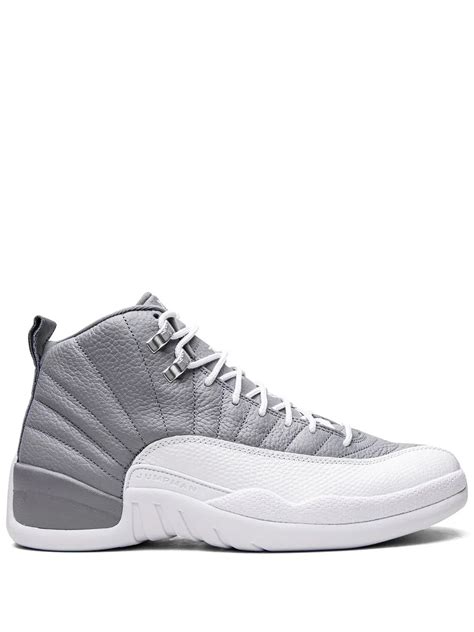 Jordan Air Jordan 12 Stealth Sneakers Grey Farfetch