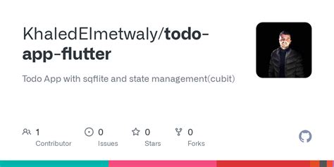 Github Khaledelmetwaly Todo App Flutter Todo App With Sqflite And State Management Cubit