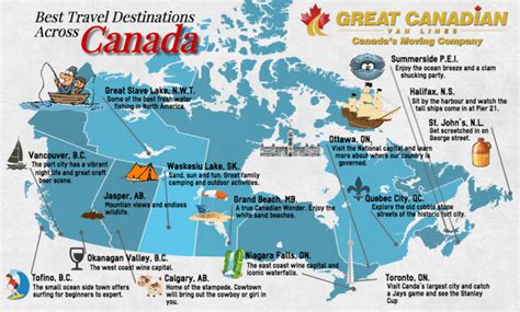 Best Travel Destinations Across Canada Great Canadian Van Lines