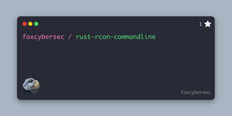 Github Foxcybersecrust Rcon Commandline