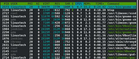How To Use Htop Command To Monitor Linux System Processes