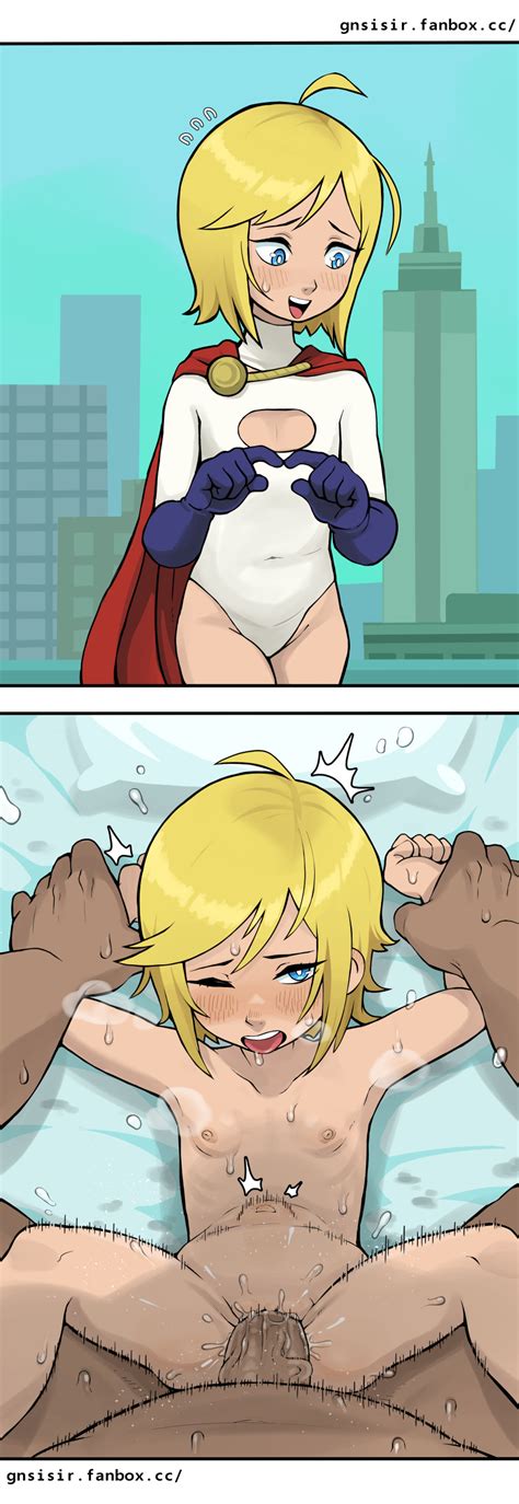 Gnsisir Power Girl Dc Comics Arm Grab Absurdres Highres 1babe 1girl Age Difference Aged