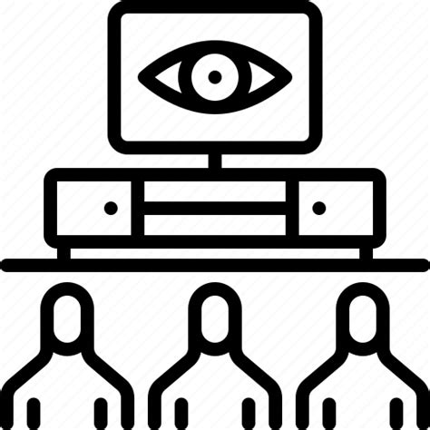 Viewer Observer Onlooker Spectator Watcher Audience Bystander Icon Download On Iconfinder