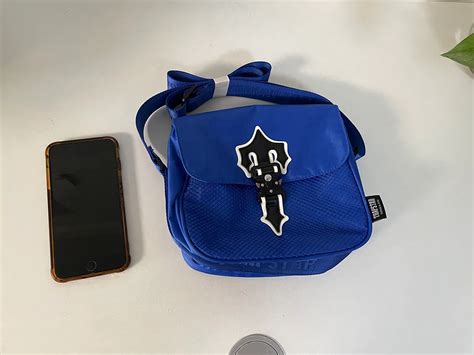 ₩37529에서 새로운 희귀 트랩 스타 Irongate T 크로스 바디 야외 가방 블루 디자이너 브랜드 메신저 백 남자 고급 토트 백 지갑 Dhgate