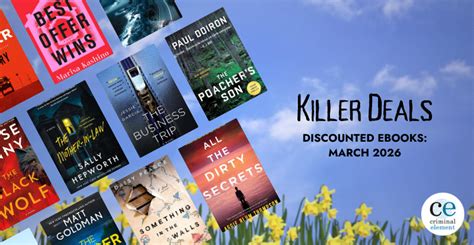 Killer Deals March 2026 Discounted Mystery And Thriller Ebooks
