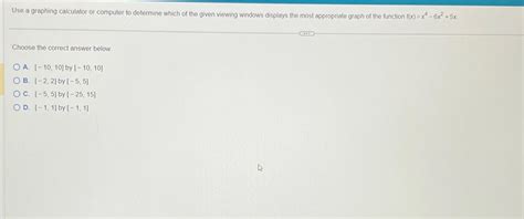Solved Use A Graphing Calculator Or Computer To Determine Chegg