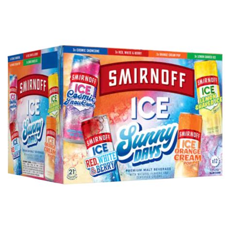 Smirnoff Ice Sunny Days Variety Pack 12pk 12oz Can Delivered In As