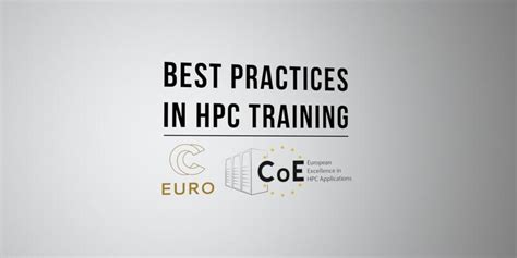 Hpc Spectra On Linkedin Enccs Best Practices In Hpc Training Online