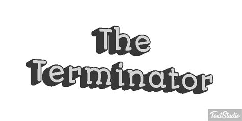 The Terminator Movie Animated Logo Designs The Terminator Movie Animated Logo Designs