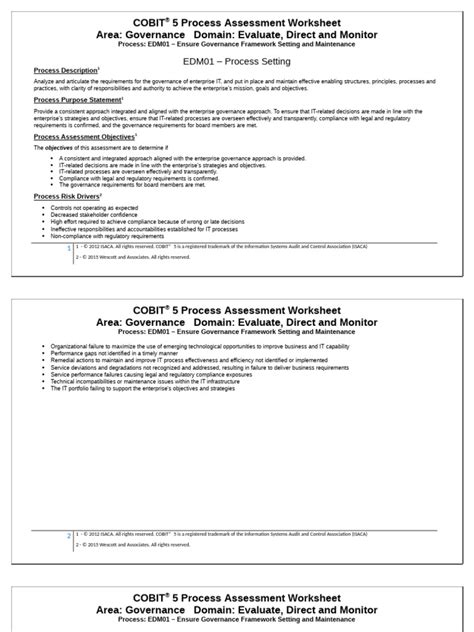 Edm01 Ensure Governance Framework Download Free Pdf Governance Risk