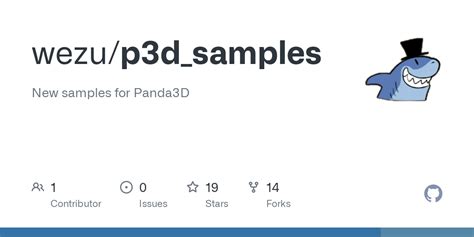 github wezu p3d samples new samples for panda3d