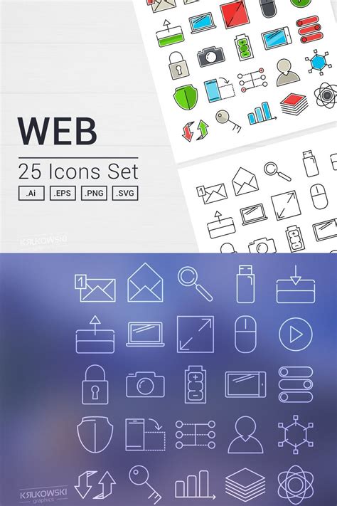 Web Icons Set Masterbundles