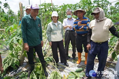 杜蘇芮颱風屏東農損超過千萬 周春米勘災籲立即陳報