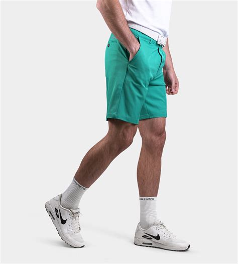 Clima Golf Shorts In Teal Mens Lightweight Short Druids