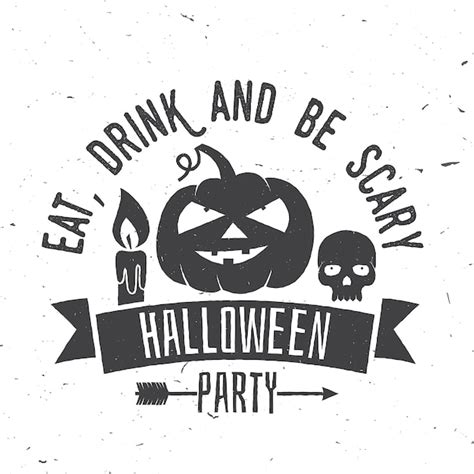 Coma Beba E Seja Assustador Vetor Premium