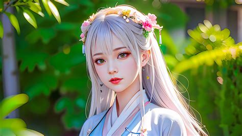 Ai，繪畫，角色，動漫，可愛的女孩，藝術，5k預覽