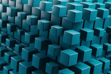 Premium Photo Cube Blue Abstract Background Centric Motion Of Star Trails Starburst Dynamic