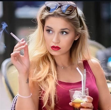 Image Tagged With Hot Women Who Love Smoking Cigarettes Vs 120s